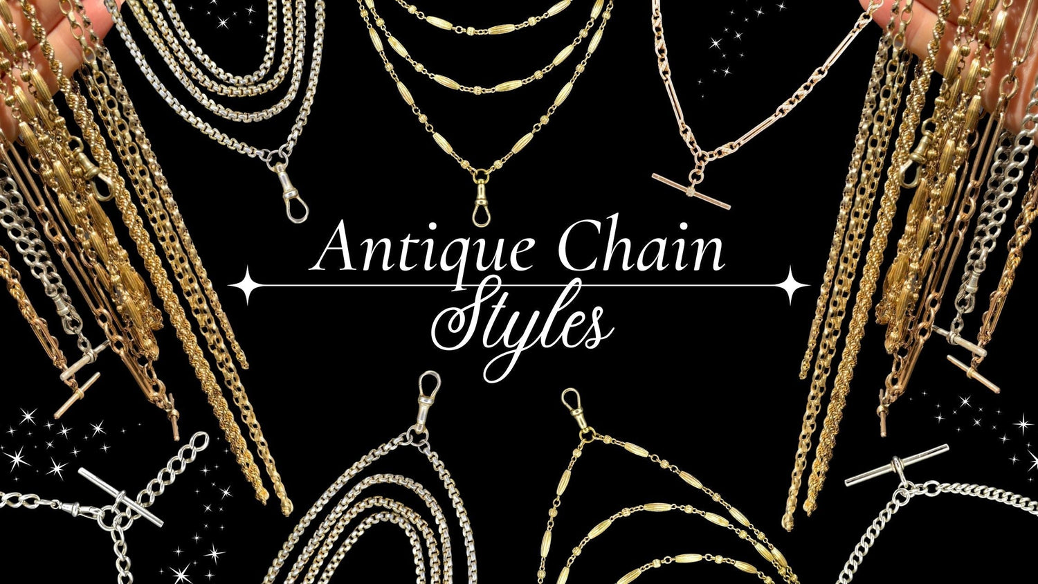 Antique Chain Styles: Albert Chains, Fetter Link, and Guard Chains ...